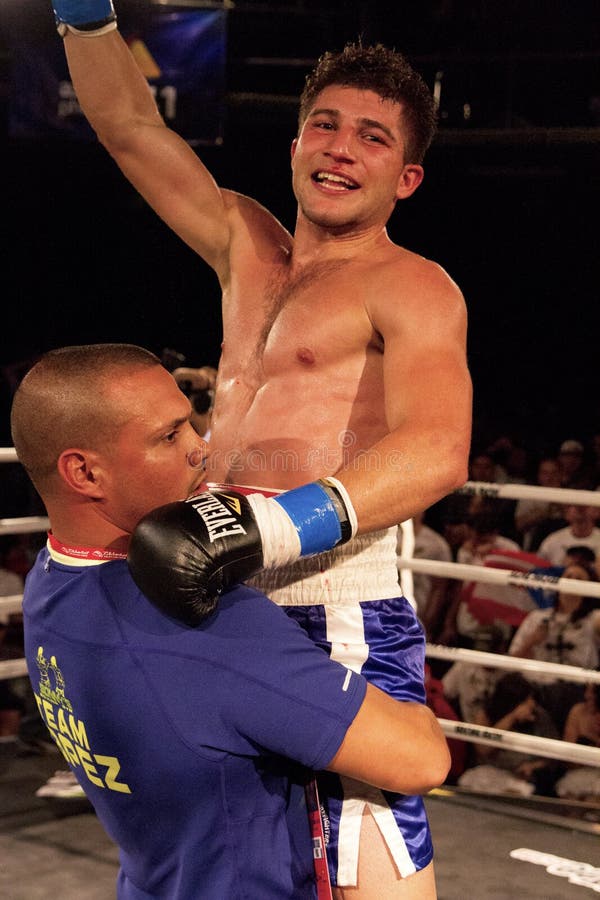 Winner Professional Boxing editorial stock image. Image of boxers ...