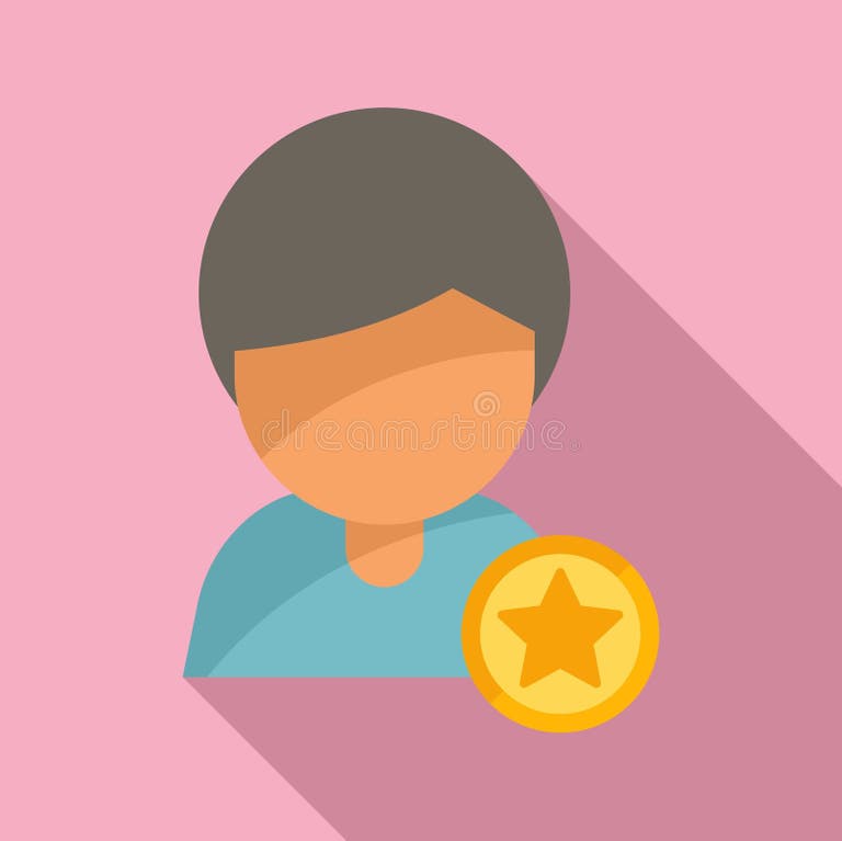 Winner Ranking Icon Flat Vector. Trophy Reward Stock Illustration ...