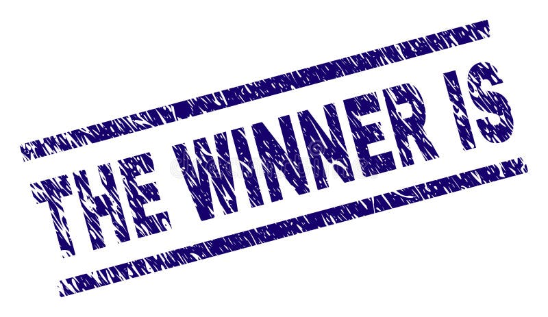 Grunge Textured the WINNER is Stamp Seal Stock Vector - Illustration of ...