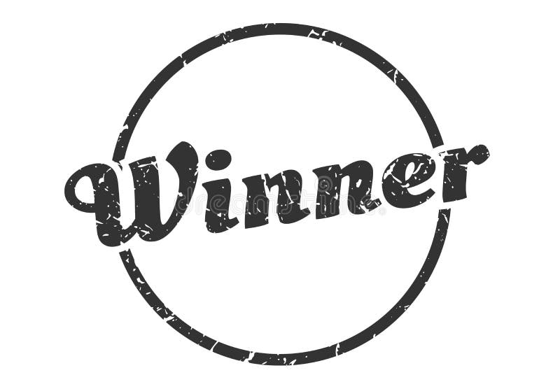 Winner Sign. Winner Round Vintage Stamp Stock Vector - Illustration of ...