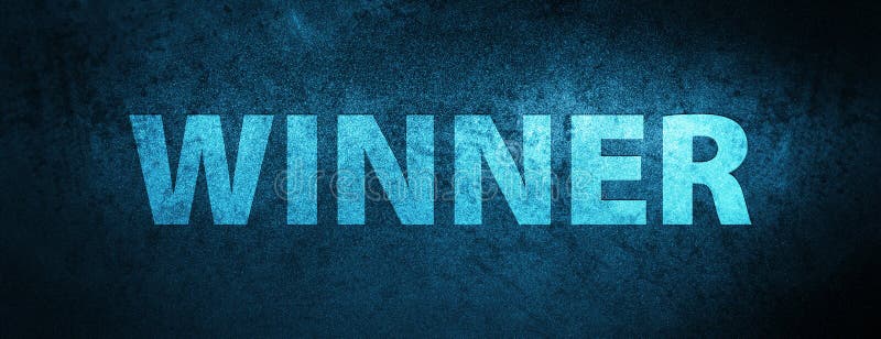 Winner Special Blue Banner Background Stock Illustration - Illustration ...