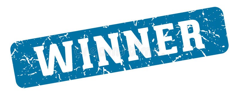 Winner Rectangular Sign. Winner Stamp Stock Vector - Illustration of ...