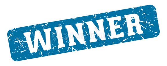 Winner Rectangular Sign. Winner Stamp Stock Vector - Illustration of ...