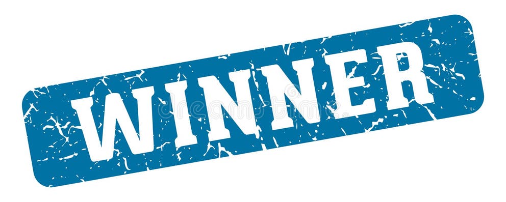 Winner Rectangular Sign. Winner Stamp Stock Vector - Illustration of ...