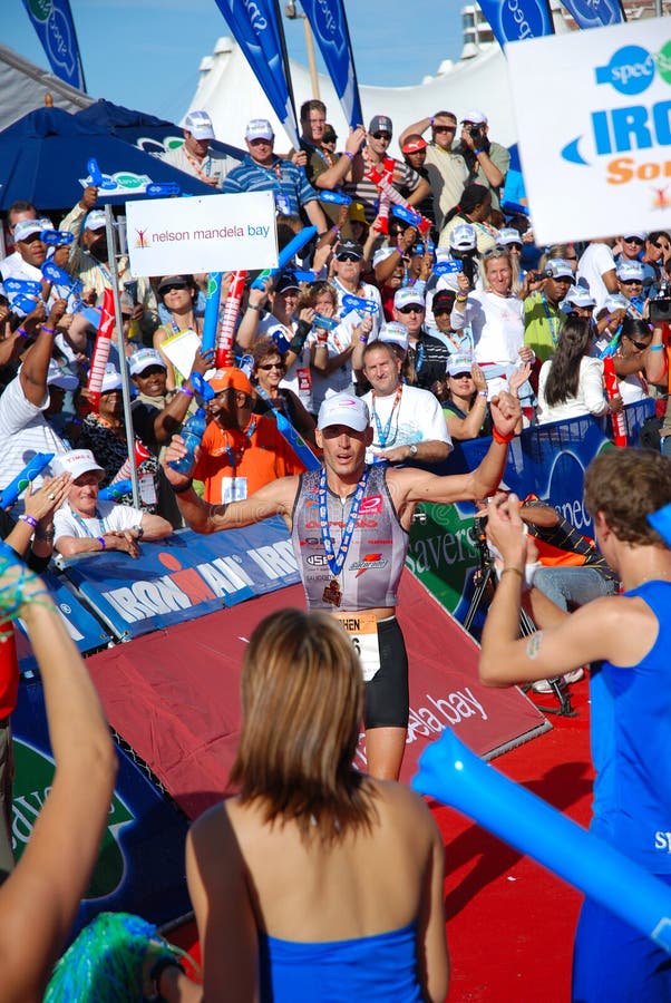 Winner Triathlon, South Africa Editorial Photo - Image of crowds ...