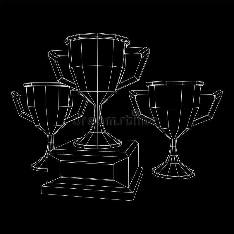 Trophy Blueprint Stock Illustrations – 268 Trophy Blueprint Stock ...