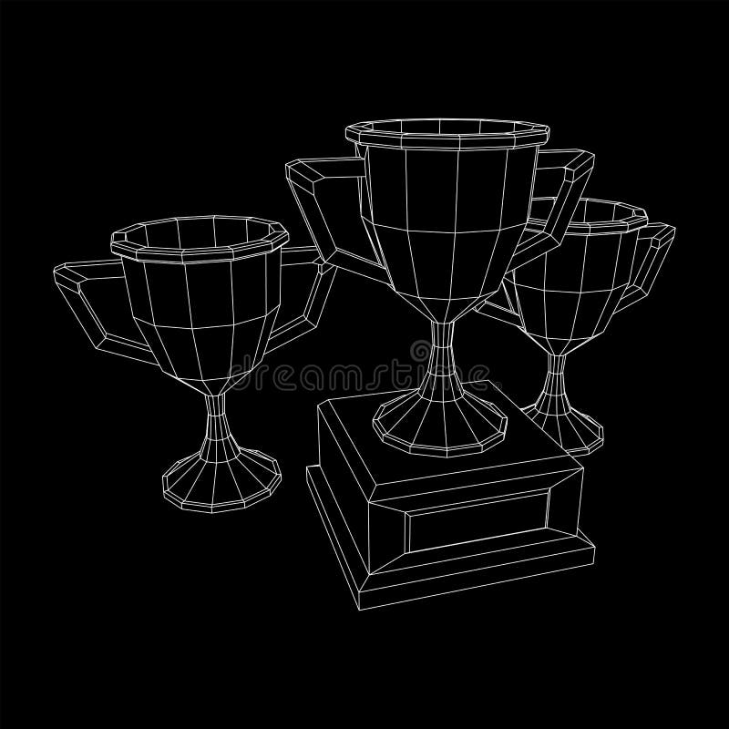 Trophy Blueprint Stock Illustrations – 268 Trophy Blueprint Stock ...