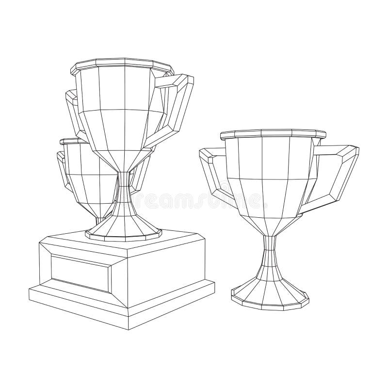Trophy Blueprint Stock Illustrations – 268 Trophy Blueprint Stock ...