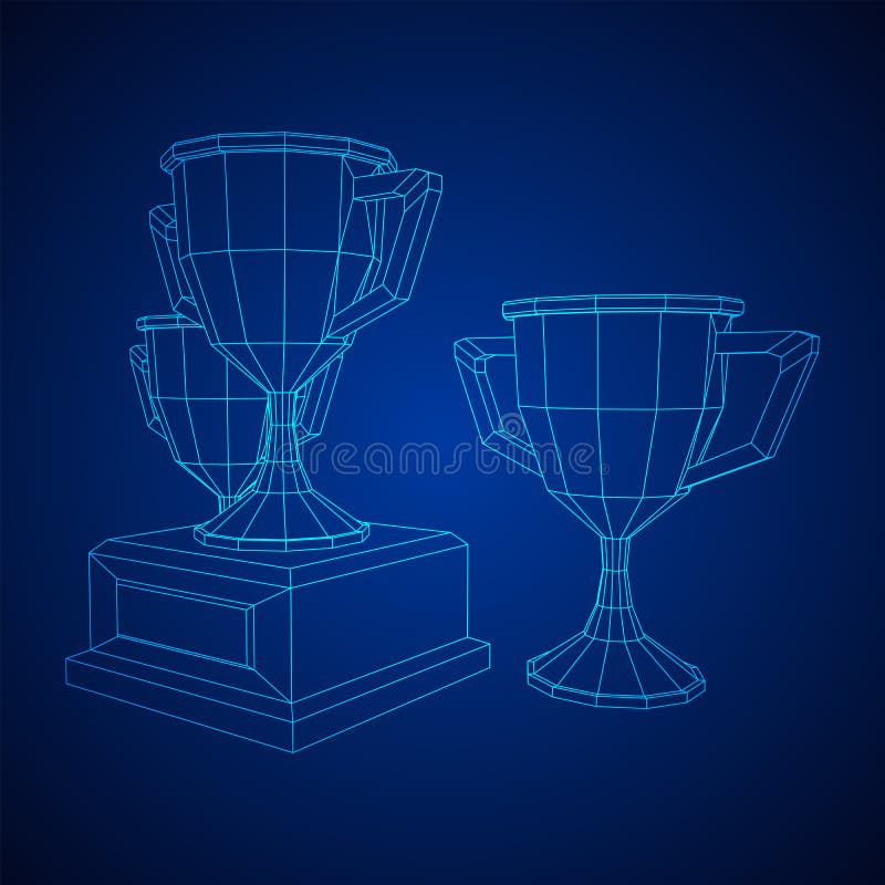 Trophy Blueprint Stock Illustrations – 268 Trophy Blueprint Stock ...