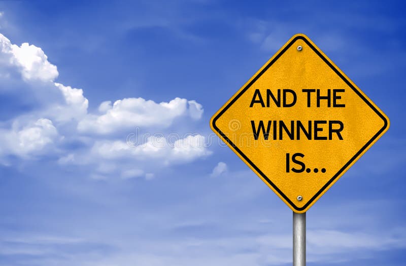 And the winner is stock illustration. Illustration of victory - 92320277