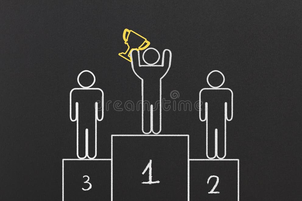 Winner stock illustration. Illustration of blackboard - 40701809