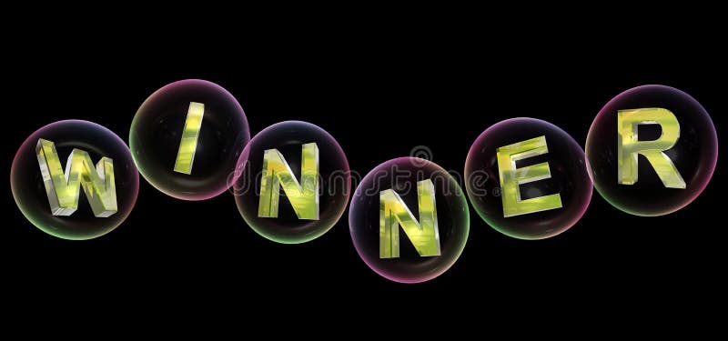 Winner Word in Splashâ€™s Background Stock Illustration - Illustration ...