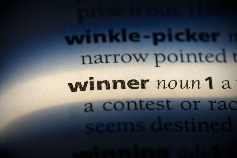 Winner stock photo. Image of minimal, language, reference - 161578826