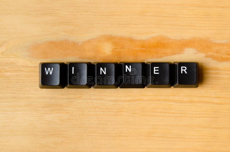 Winner word stock photo. Image of prize, alphabet, tech - 98429662