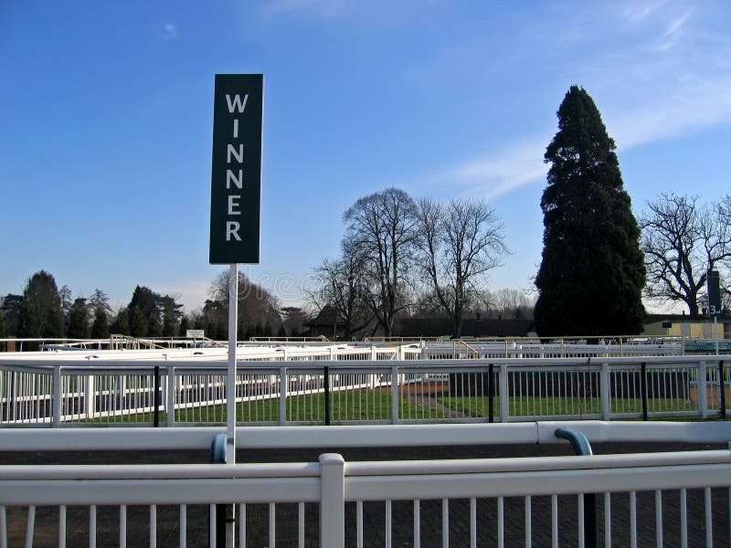 Winners Circle at Race Track Stock Photo - Image of racetrack, tree ...