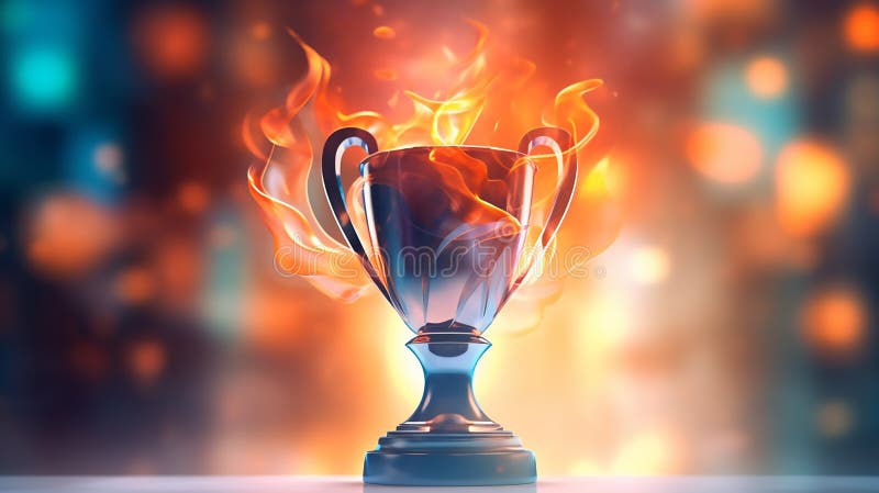 Winners golden cup stock illustration. Illustration of challenge ...