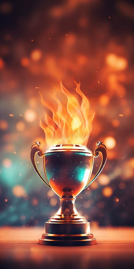 Winners golden cup stock illustration. Illustration of light - 281853739