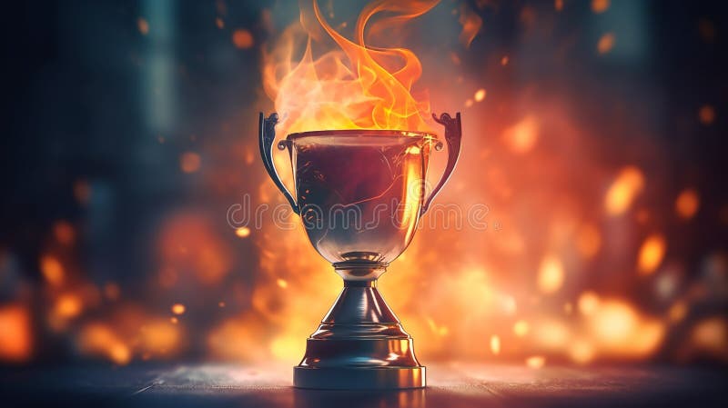 Winners golden cup stock illustration. Illustration of championship ...