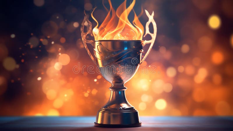 Winners golden cup stock illustration. Illustration of succeed - 281853754