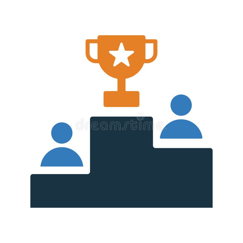 Winners Icon, Vector Isolated Simple Silhouette Stock Vector ...