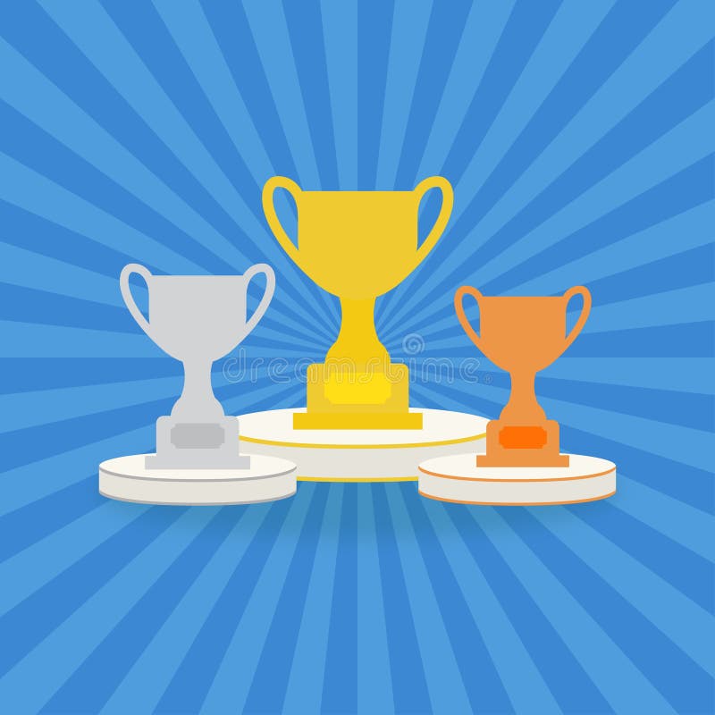 Winners Icon Vector Illustration Stock Illustration - Illustration of ...