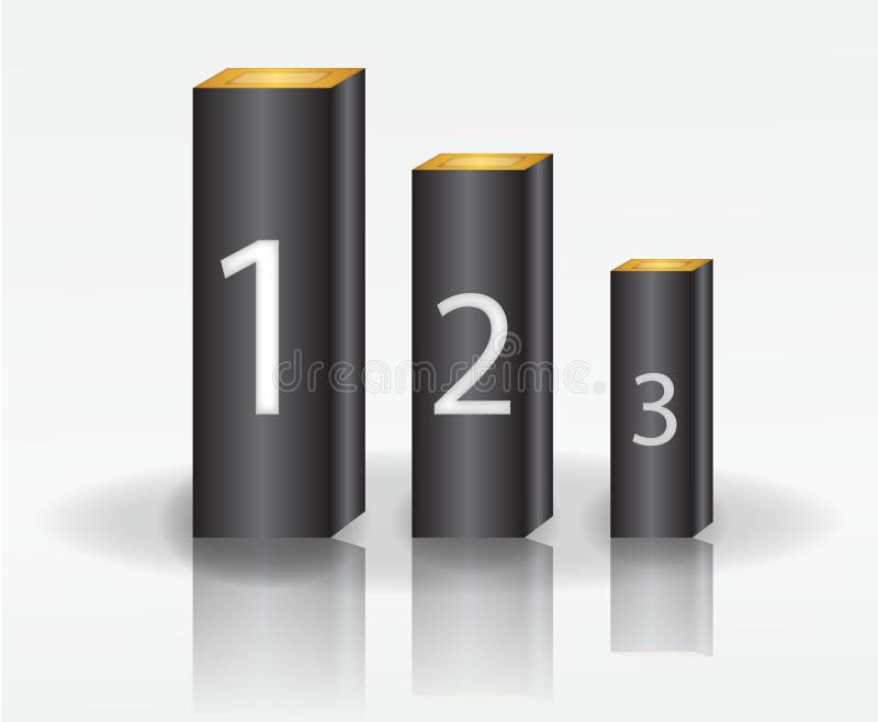 Winners podium DESIGN stock vector. Illustration of podium - 76673608