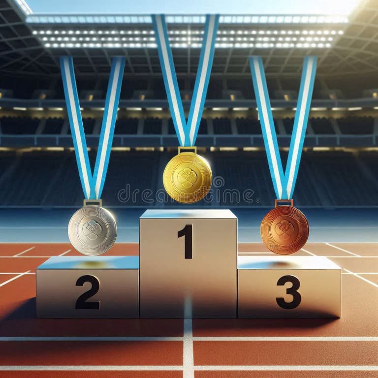 Winners Podium Empty Stadium Stock Illustrations – 44 Winners Podium ...
