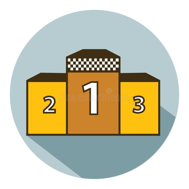 Winners Podium. Vector Illustration Decorative Design Stock Vector ...