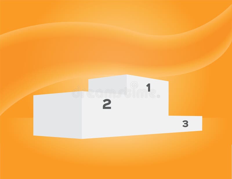 Winners podium stock vector. Illustration of reward - 102760345