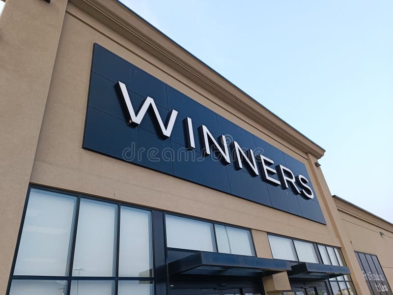 Winners store front editorial image. Image of people - 256221950