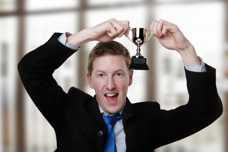 Winning stock image. Image of businessman, happiness - 24598083