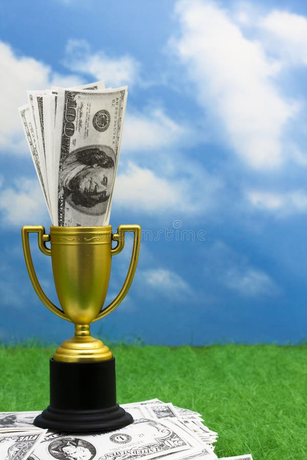 Winning the money game stock photo. Image of award, invest - 5195316