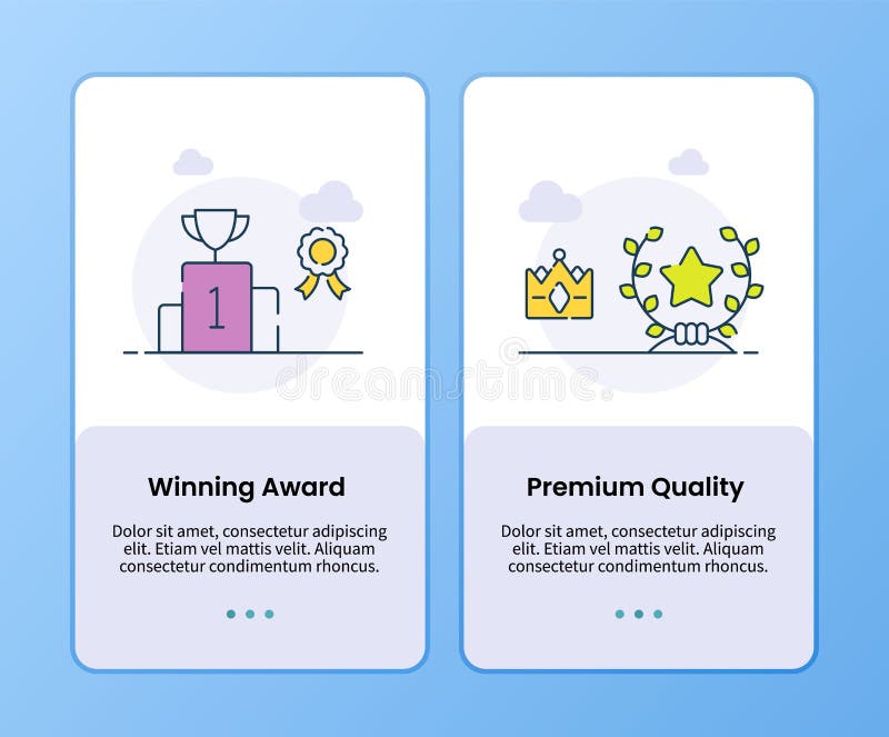 Winning Award and Premium Quality for on Boarding Template for Mobile ...