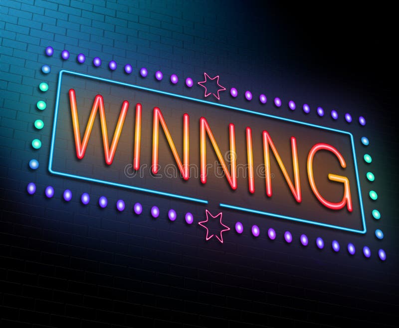 Winning concept. stock illustration. Illustration of triumph - 38750345