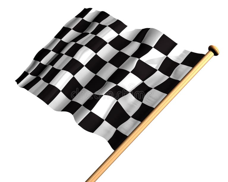 Chequered Winning Flag Stock Illustrations – 710 Chequered Winning Flag ...
