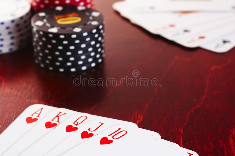 Winning hand stock image. Image of flush, hole, texas, chip - 845169