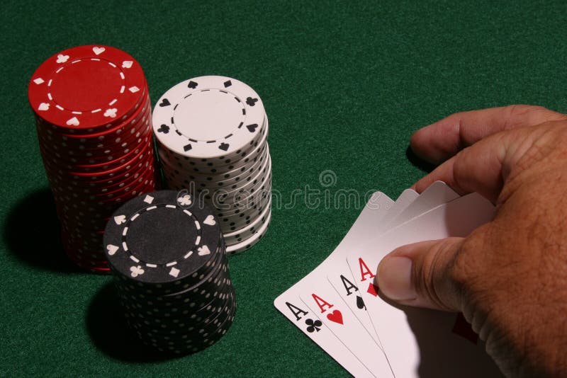 The Winning Hand stock photo. Image of hearts, white, diamonds - 923856