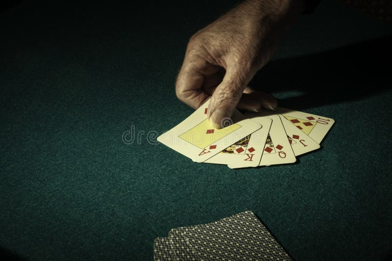 Winning hand stock photo. Image of card, poker, playing - 33131006