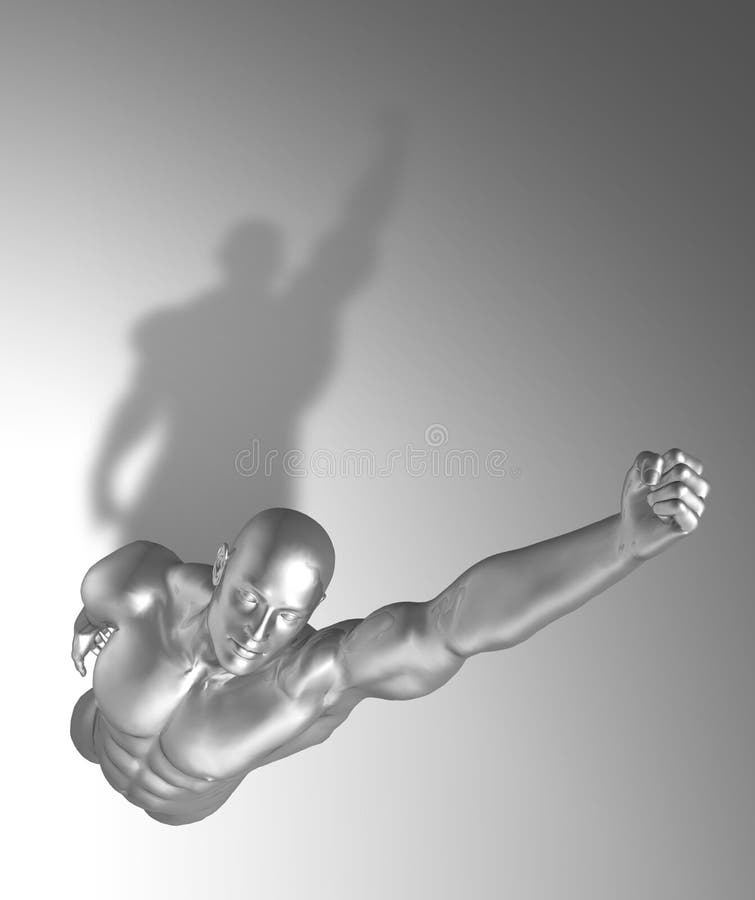 Winning hero stock illustration. Illustration of metallic - 5438185