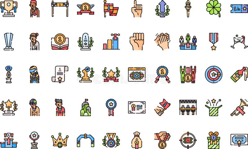 Winning Icons High-Quality Vector Icons Collection with Editable Stroke ...