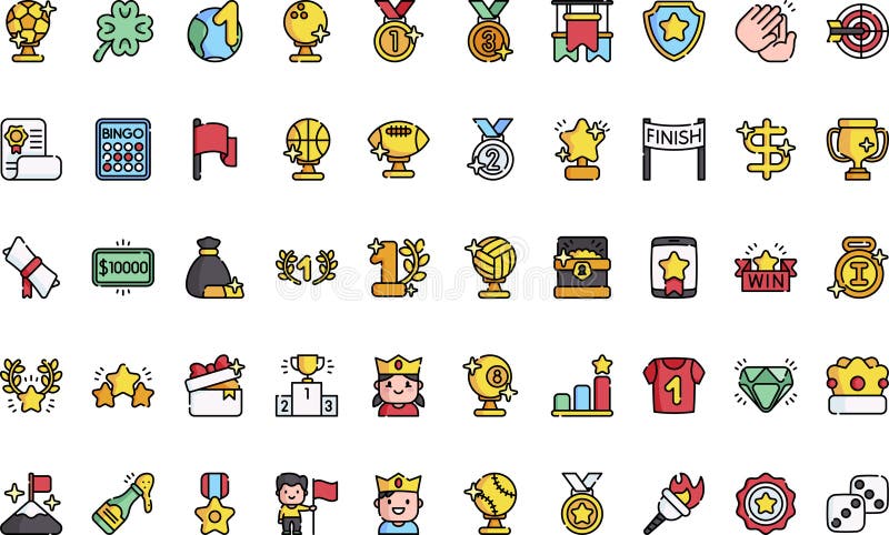 Winning Icons High-Quality Vector Icons Collection with Editable Stroke ...