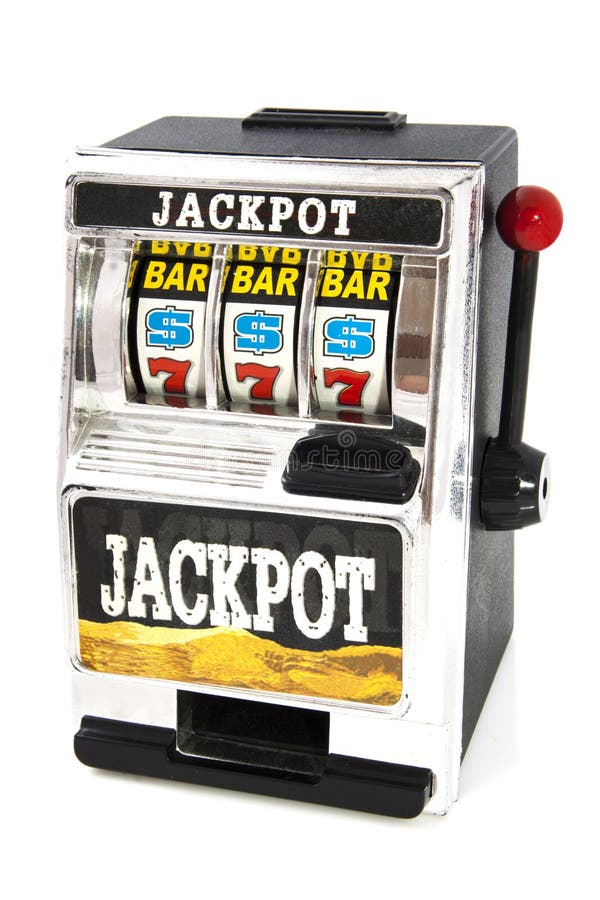 Winning the jackpot stock image. Image of gold, vegas - 39405795