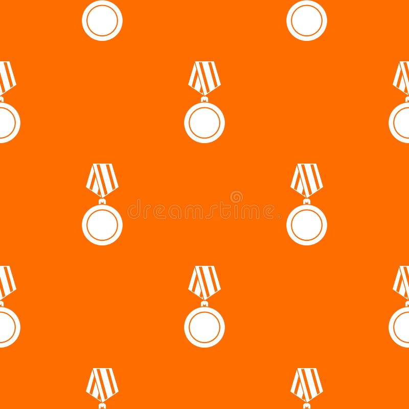 Winning Medal Pattern Seamless Stock Vector - Illustration of ...