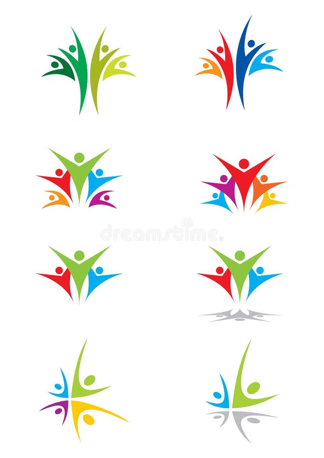 Winning people stock vector. Illustration of figures - 47682340