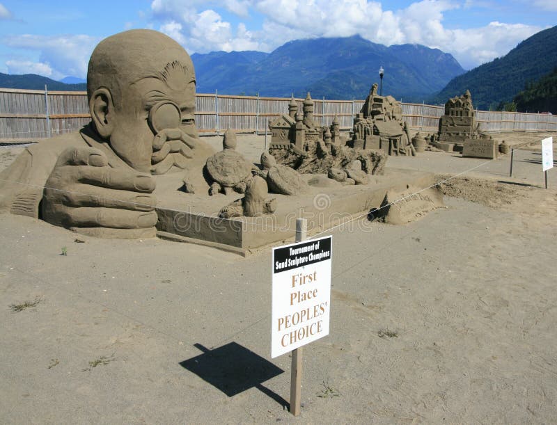 Winning Sand Sculpture editorial photography. Image of championships ...
