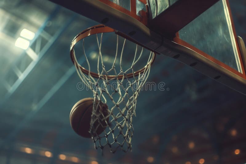 Winning Shot at Basketball Game Ai Photo Stock Illustration ...