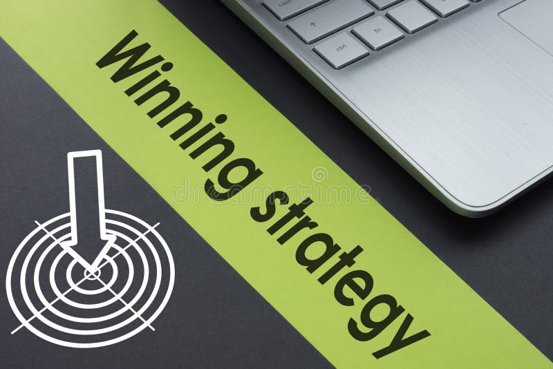 Winning Strategy is Shown on the Photo Using the Text Stock Image ...