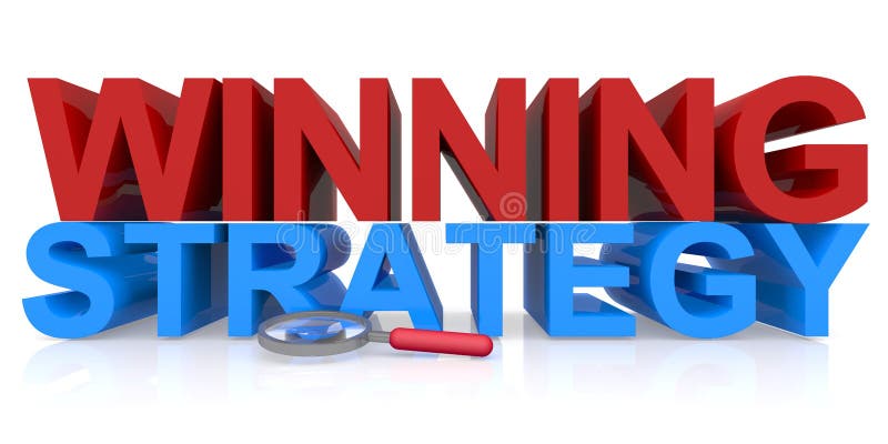 Winning strategy stock vector. Illustration of design - 46479560