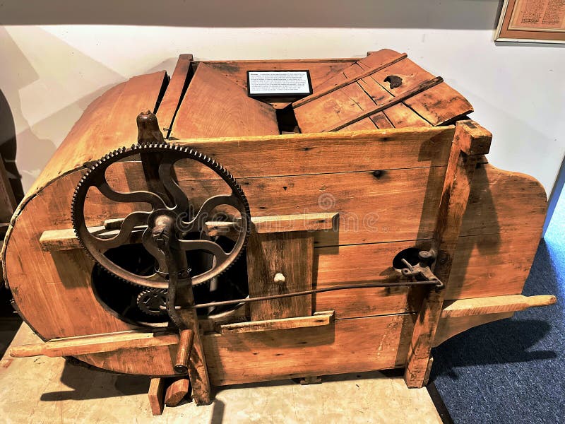 Old Winnowing Machine, Old Tools for the Field, Stock Photo - Image of ...