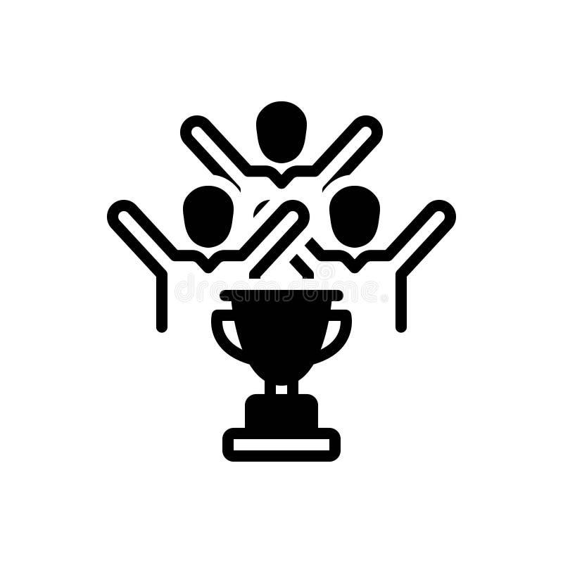 Mix Icon for Triumph, Victory and Win Stock Vector - Illustration of ...